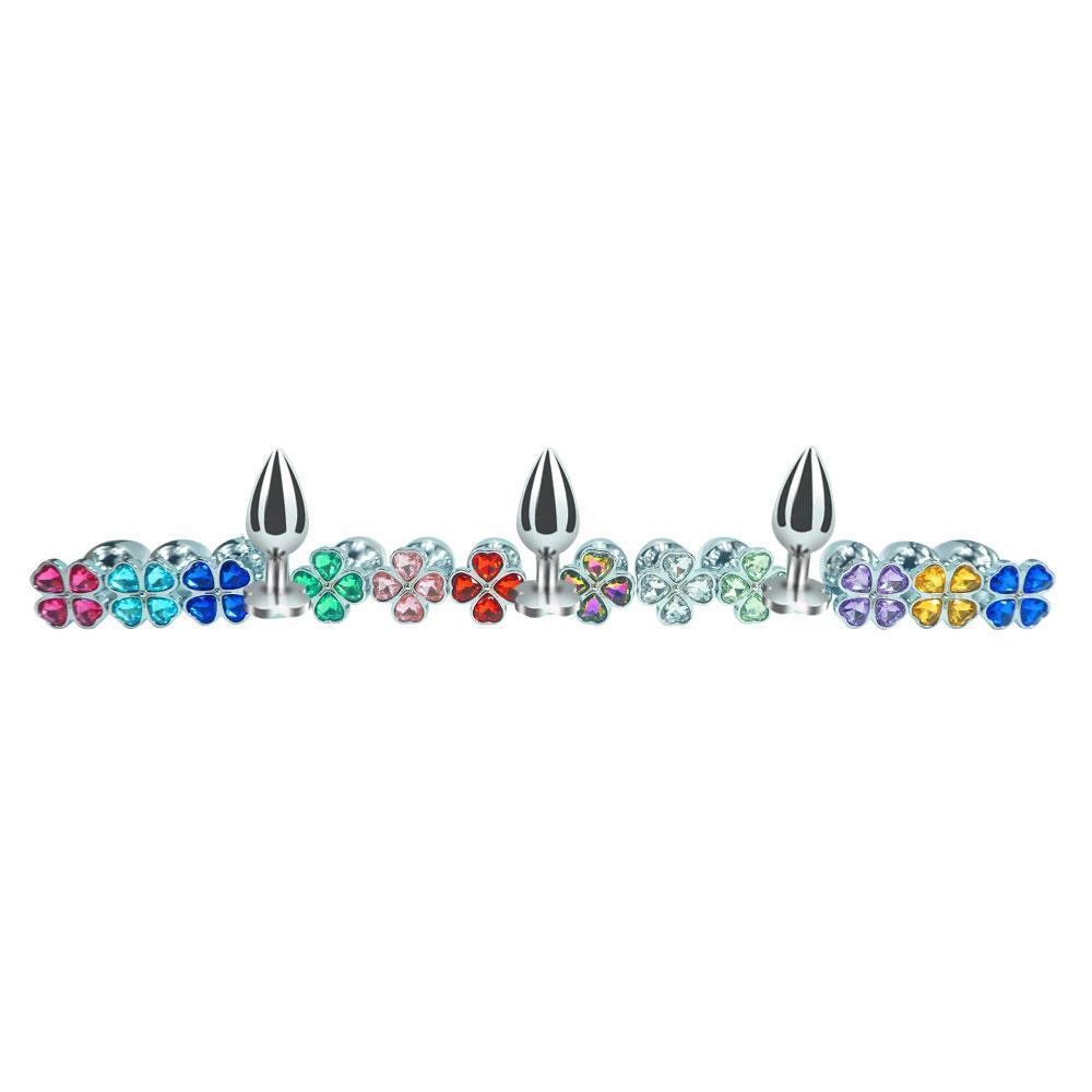 13 Colors Jeweled 3" Metal Plug – Love Plugs CA